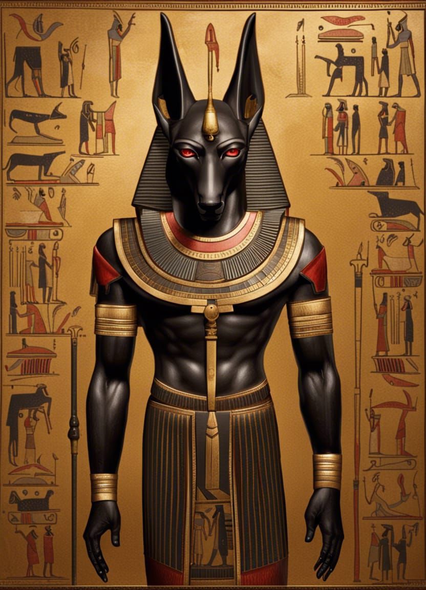 Dieu Anubis - AI Generated Artwork - NightCafe Creator