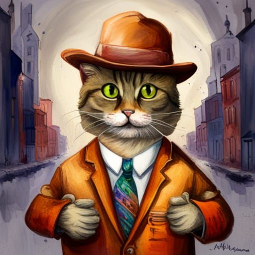 Cat - AI Generated Artwork - NightCafe Creator