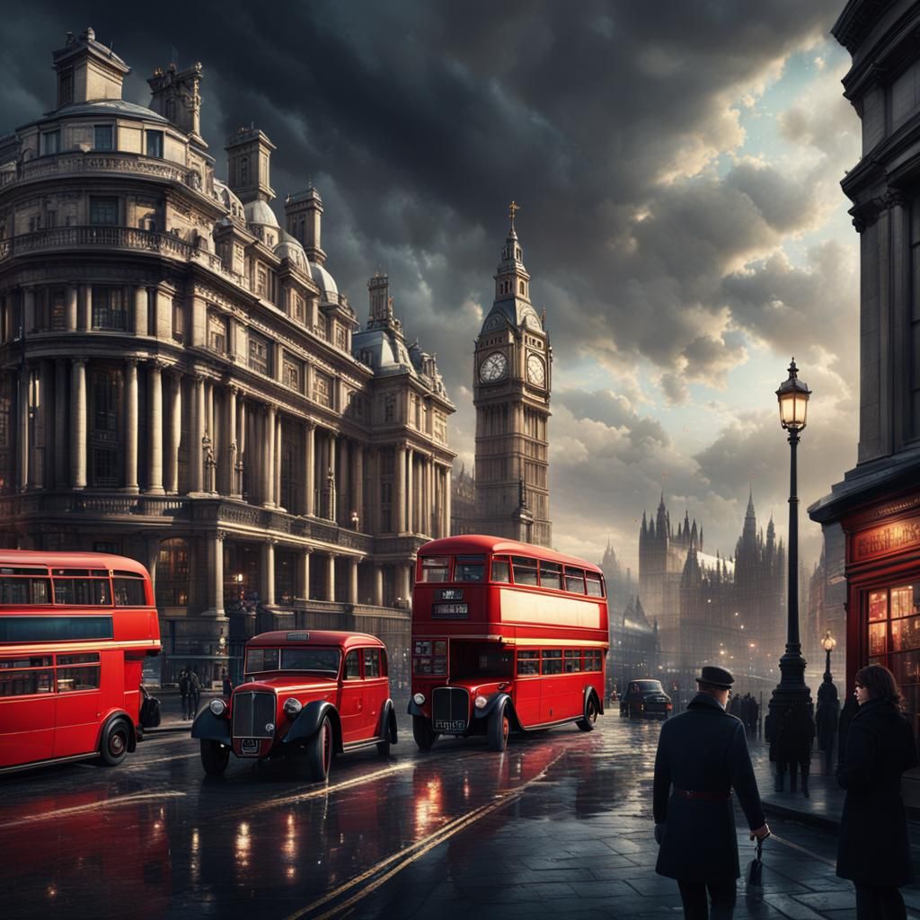 London's calling - AI Generated Artwork - NightCafe Creator