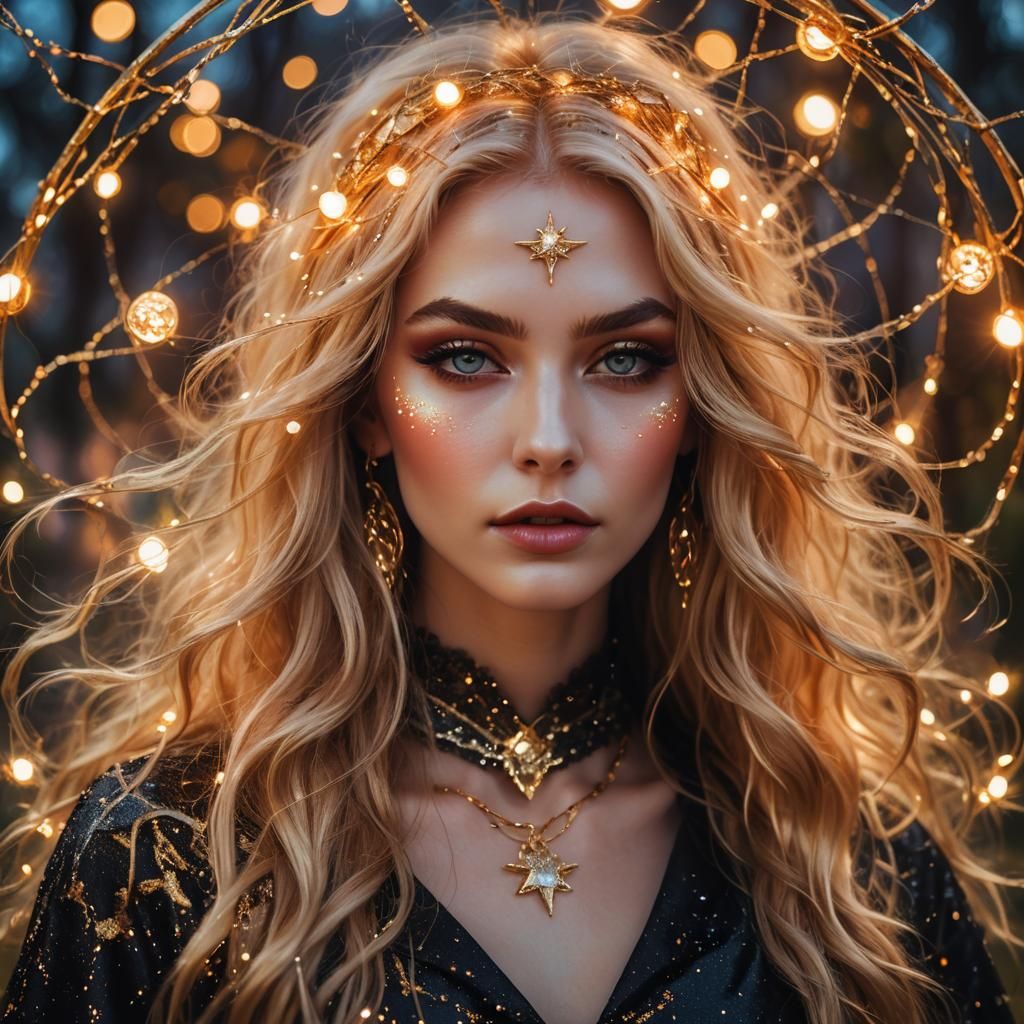 golden witch - AI Generated Artwork - NightCafe Creator