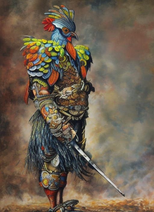 Harem chicken guard - AI Generated Artwork - NightCafe Creator