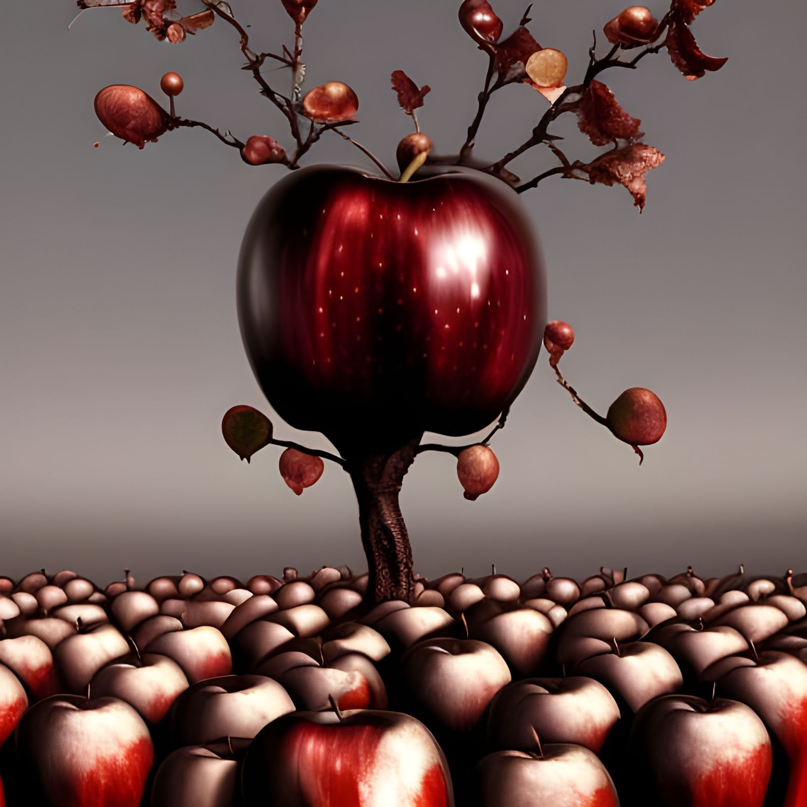 The magic apple tree - AI Generated Artwork - NightCafe Creator