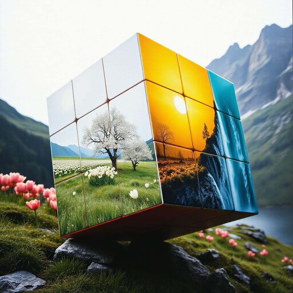 The Rubik's Cube. Spring. - The Rubik's Cube. Spring.