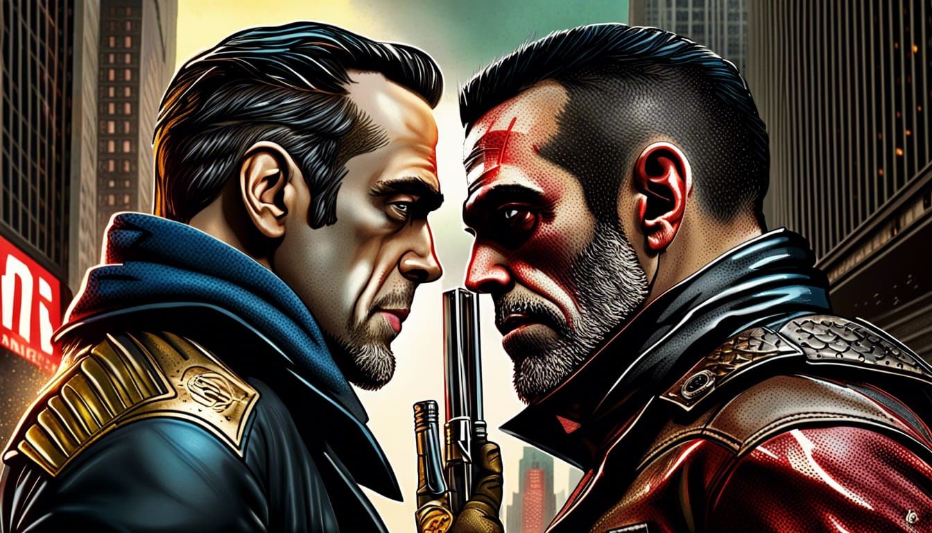 Negan meets Homelander in Manhattan - AI Generated Artwork - NightCafe ...