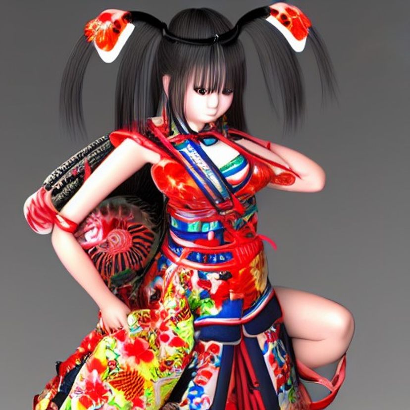 More Japanese Onna-Musha No Mucha this time - AI Generated Artwork ...