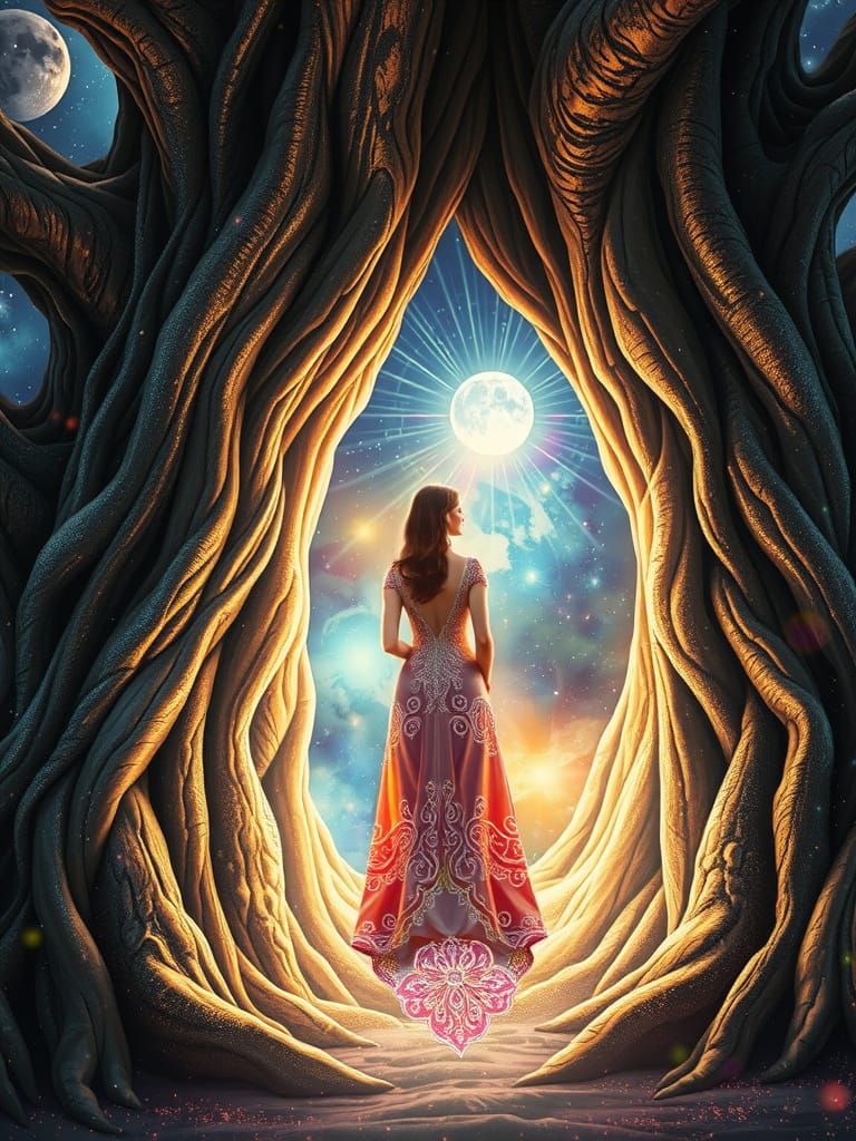 A walkway to a new world - Ethereal Goddess Emerges into Cos...