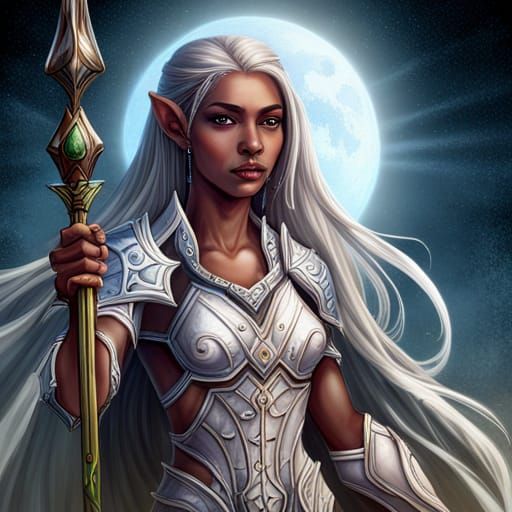 The White Spear Mage - AI Generated Artwork - NightCafe Creator