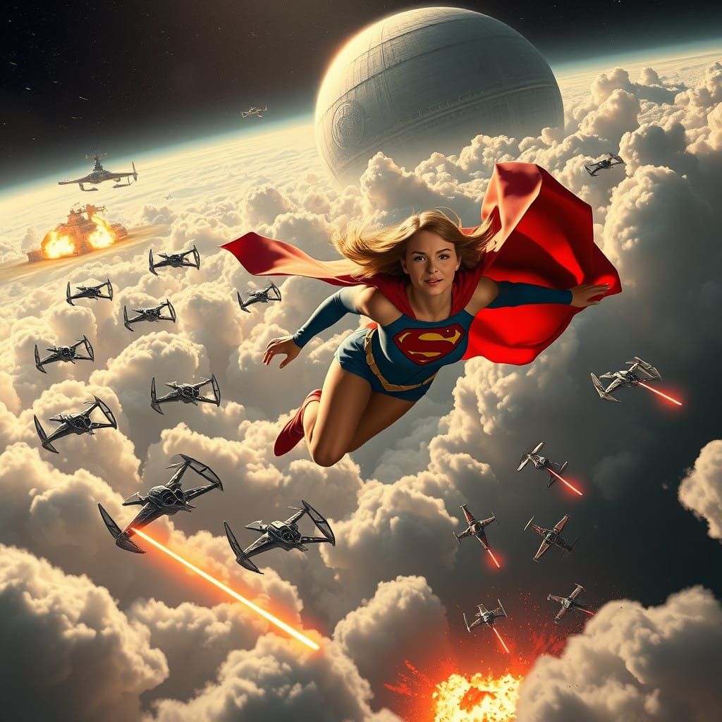 Supergirl -v- The Galactic Empire - Supergirl -v- The Galact...