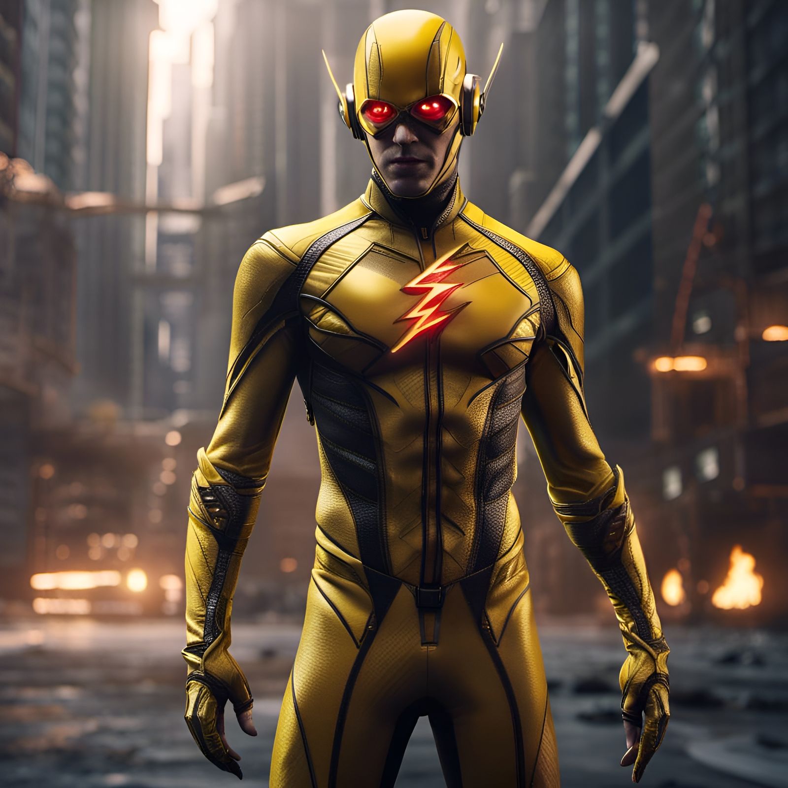 Modern suit reverse flash - AI Generated Artwork - NightCafe Creator