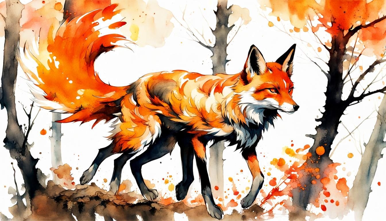 It made a fox bug... - AI Generated Artwork - NightCafe Creator