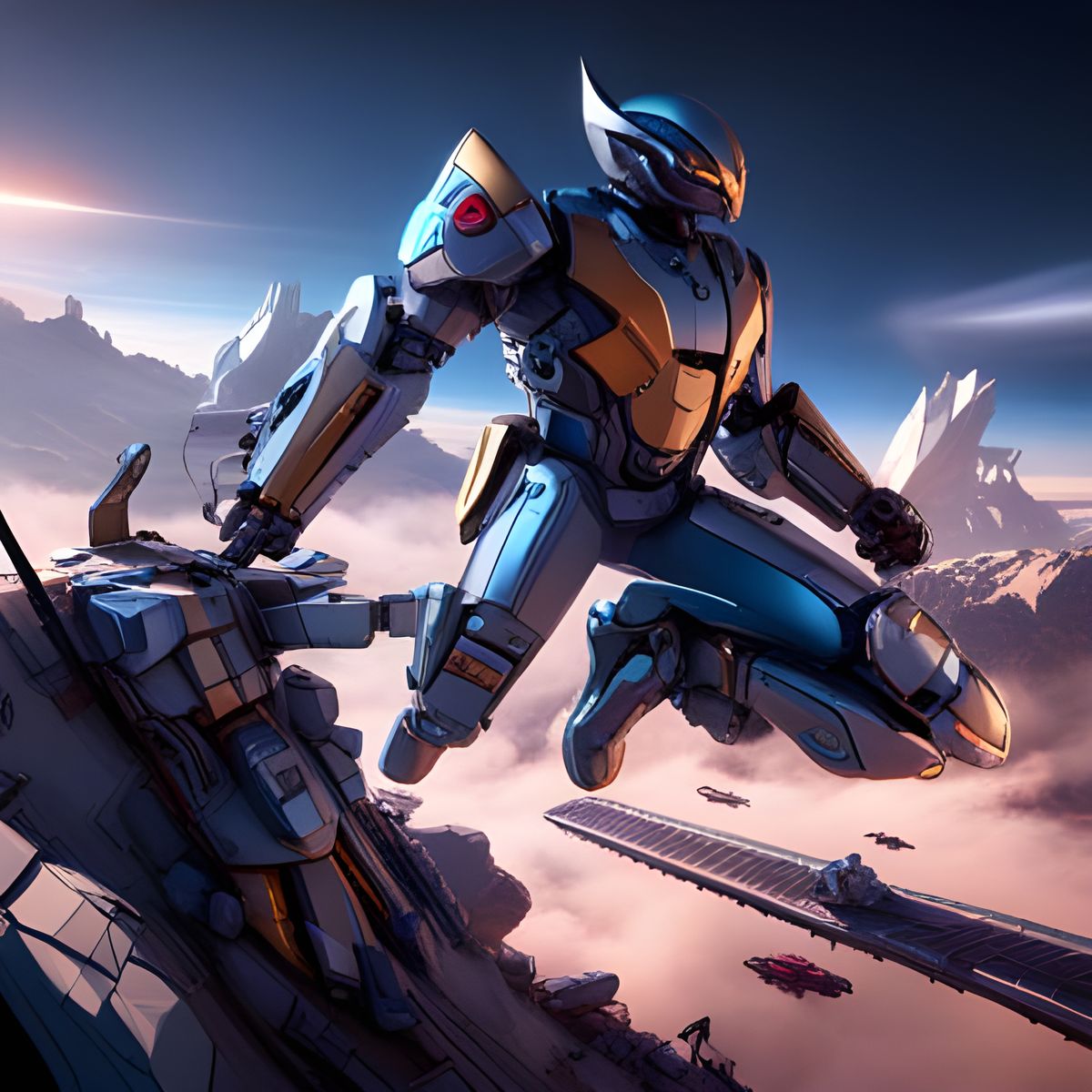 Wolverines Mecha suit - AI Generated Artwork - NightCafe Creator