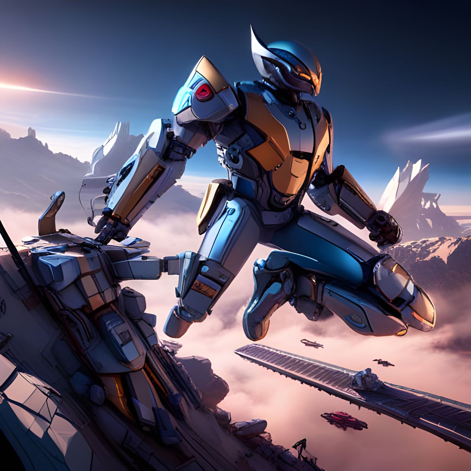 Wolverines Mecha suit - AI Generated Artwork - NightCafe Creator