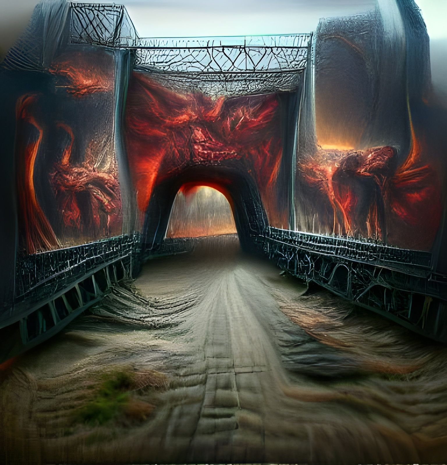 Hell's Gate Bridge - Oxford, Alabama - AI Generated Artwork - NightCafe ...