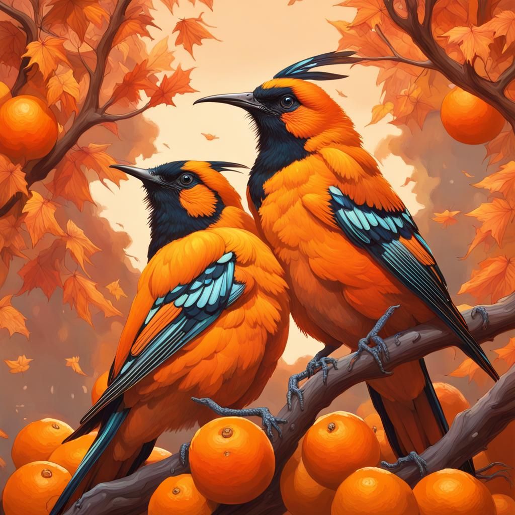 The Color; Orange - AI Generated Artwork - NightCafe Creator