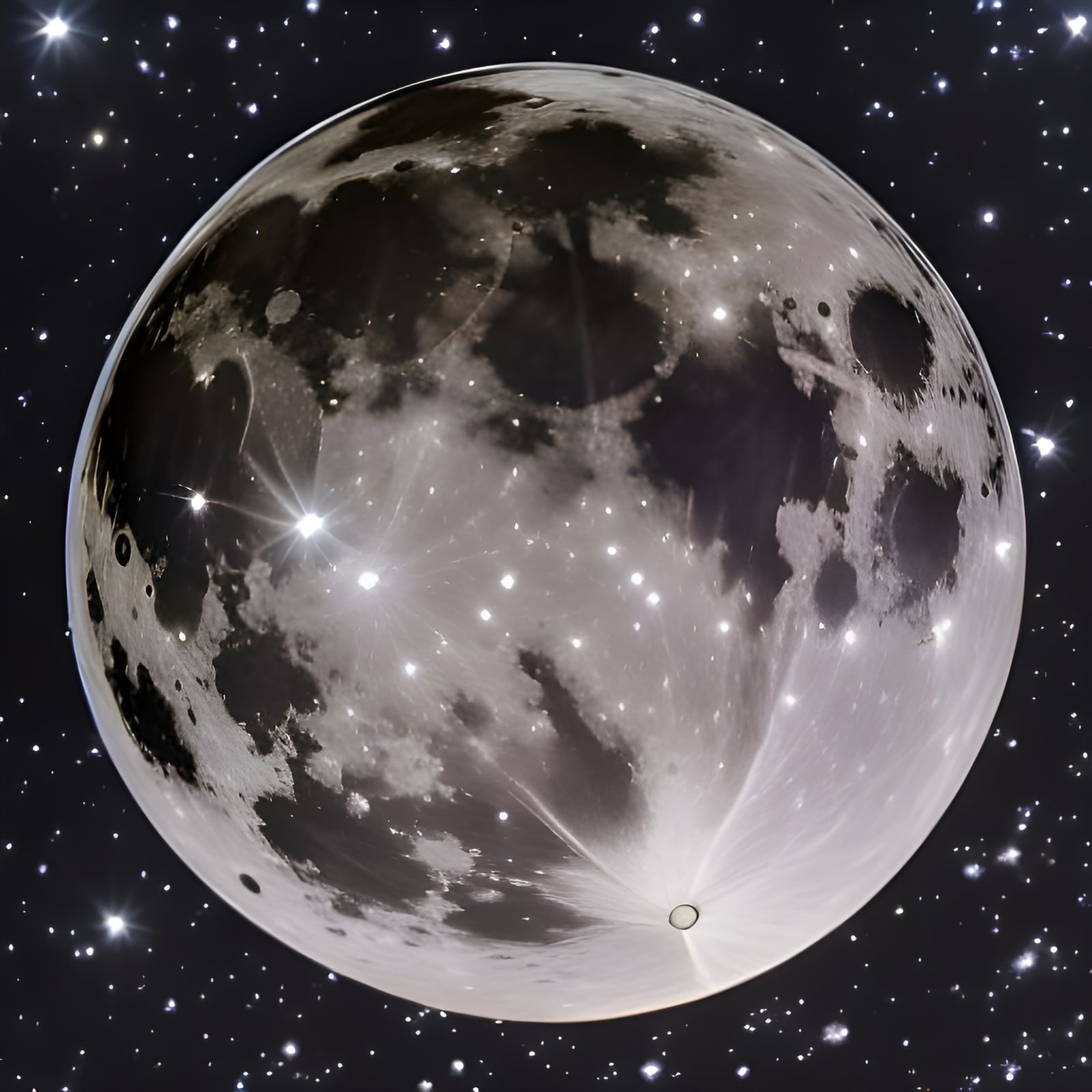 Moon - AI Generated Artwork - NightCafe Creator