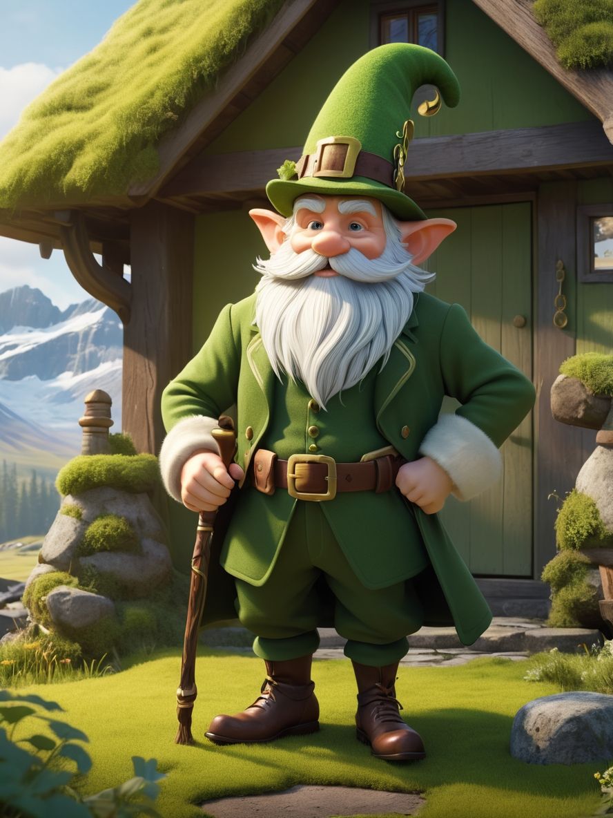 Master elf in his village - AI Generated Artwork - NightCafe Creator