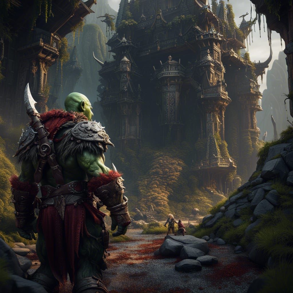 The Orc - AI Generated Artwork - NightCafe Creator