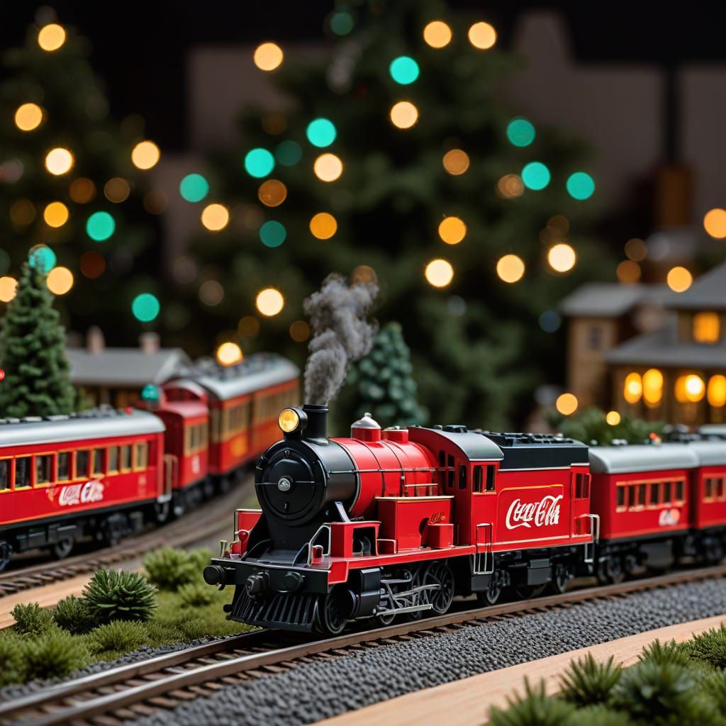 Coca-Cola Holiday G-Gauge Train Set