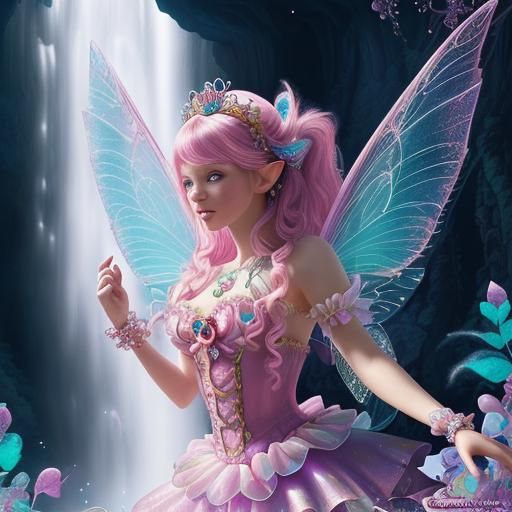 Amazingly Stunningly Beautiful colorful fancy fantasy fairy with ...