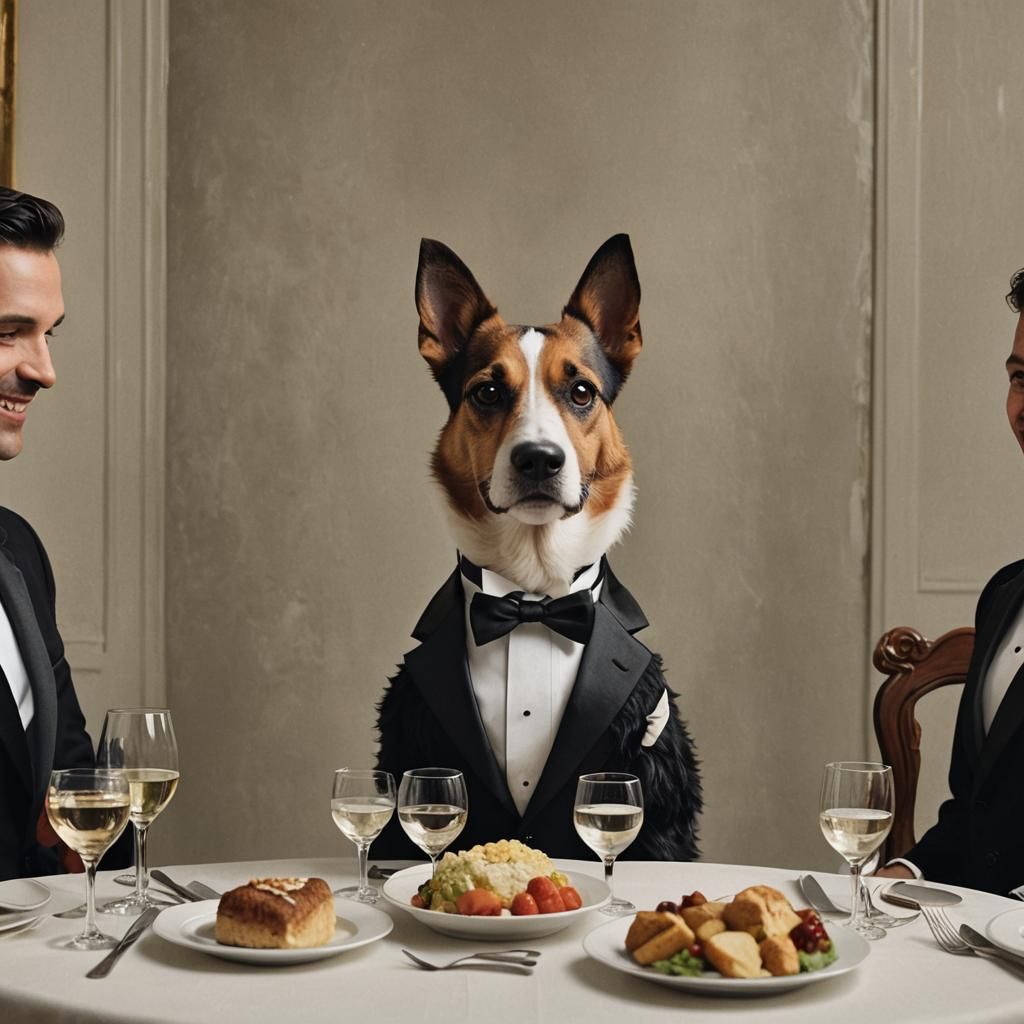 The Dog's Dinner - AI Generated Artwork - NightCafe Creator