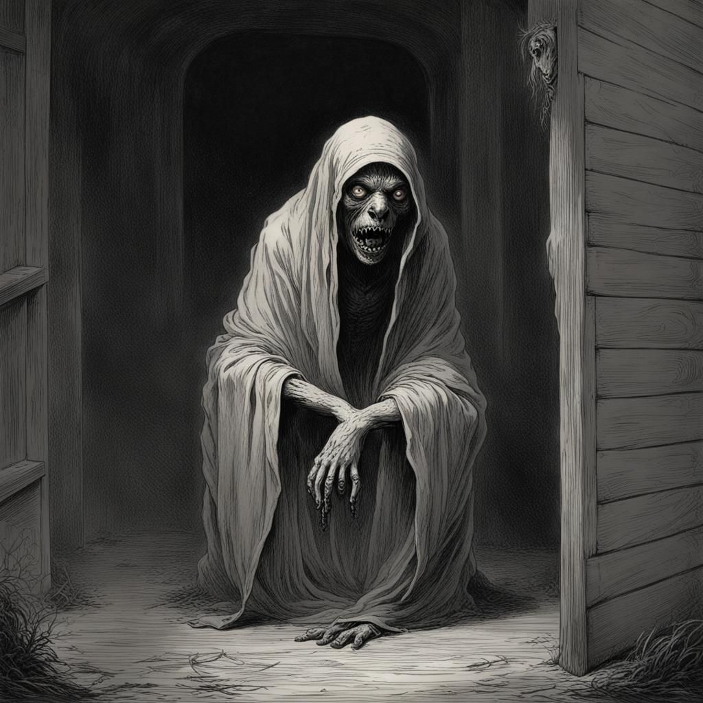 Scary momo - AI Generated Artwork - NightCafe Creator