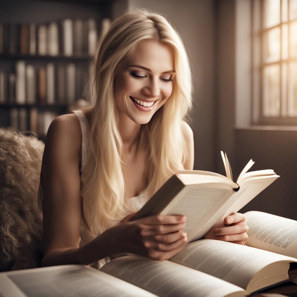 Happy reading quotes - AI Generated Artwork - NightCafe Creator