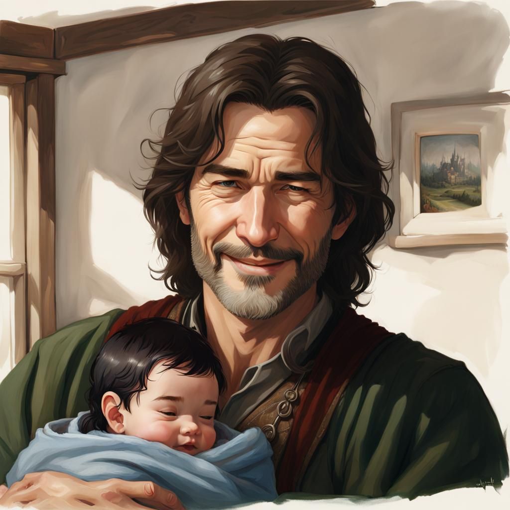 Happy uncle. - AI Generated Artwork - NightCafe Creator