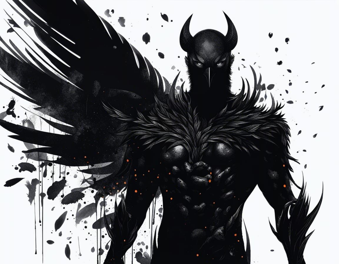 The Human Crow - AI Generated Artwork - NightCafe Creator