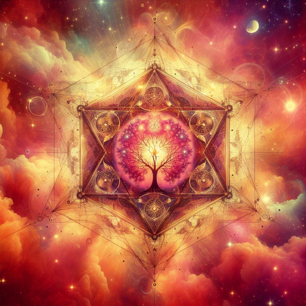 Sacred Geometry: Tree of Life - AI Generated Artwork - NightCafe Creator