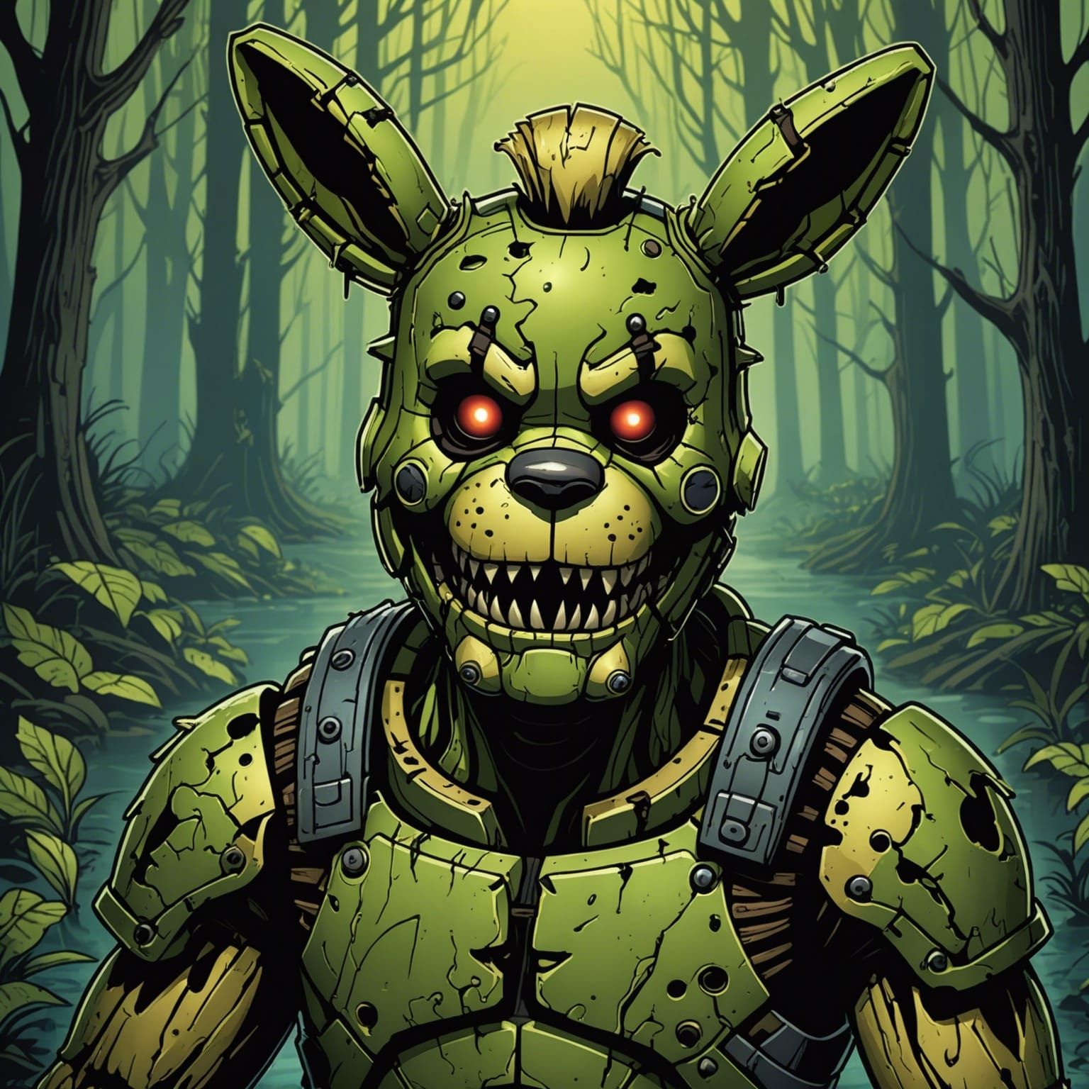 springtrap - AI Generated Artwork - NightCafe Creator