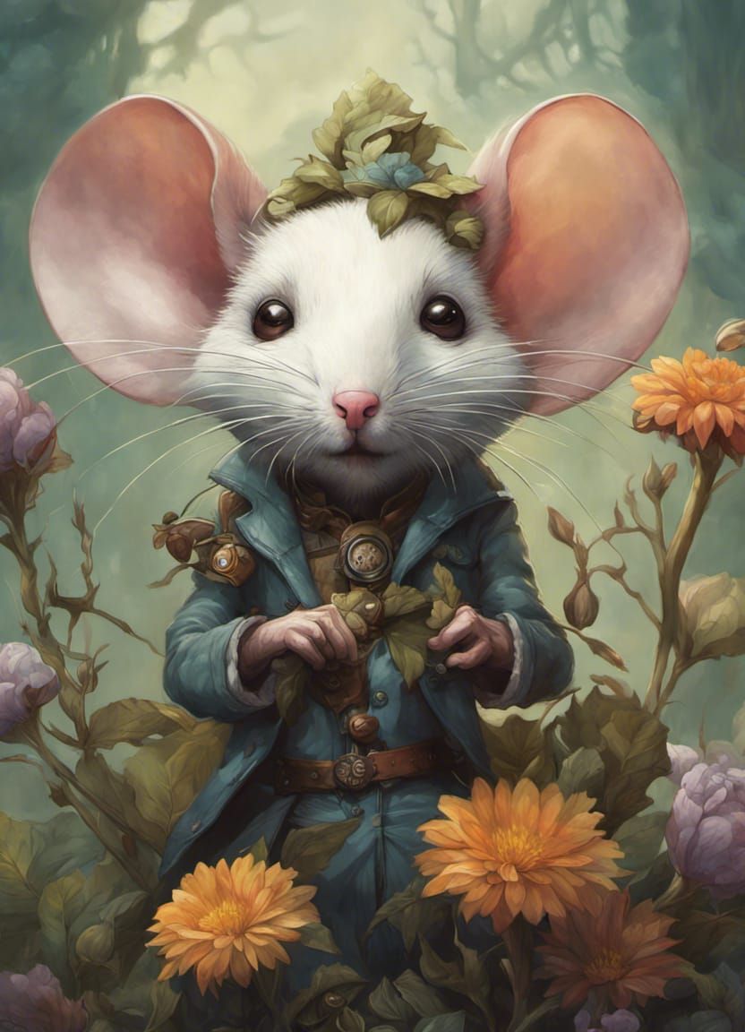 Leander Leaf, the gatherer - AI Generated Artwork - NightCafe Creator