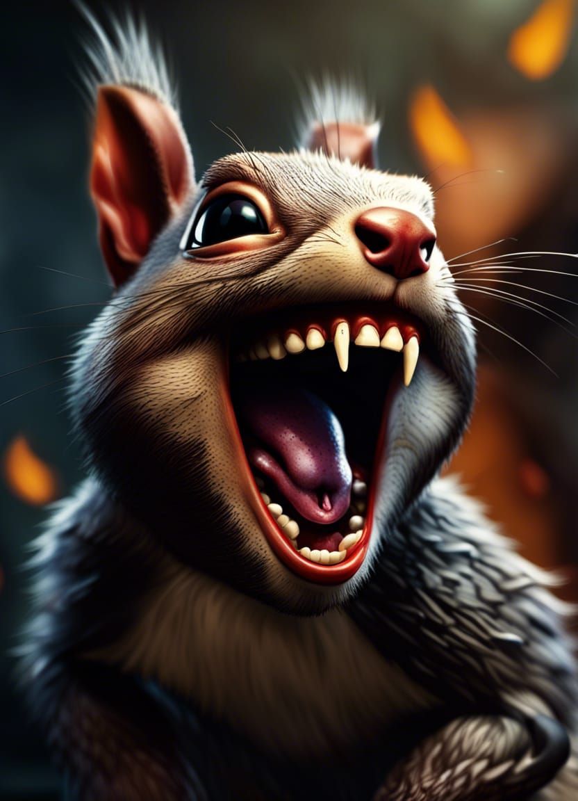 Evil Squirrel Ai Generated Artwork Nightcafe Creator