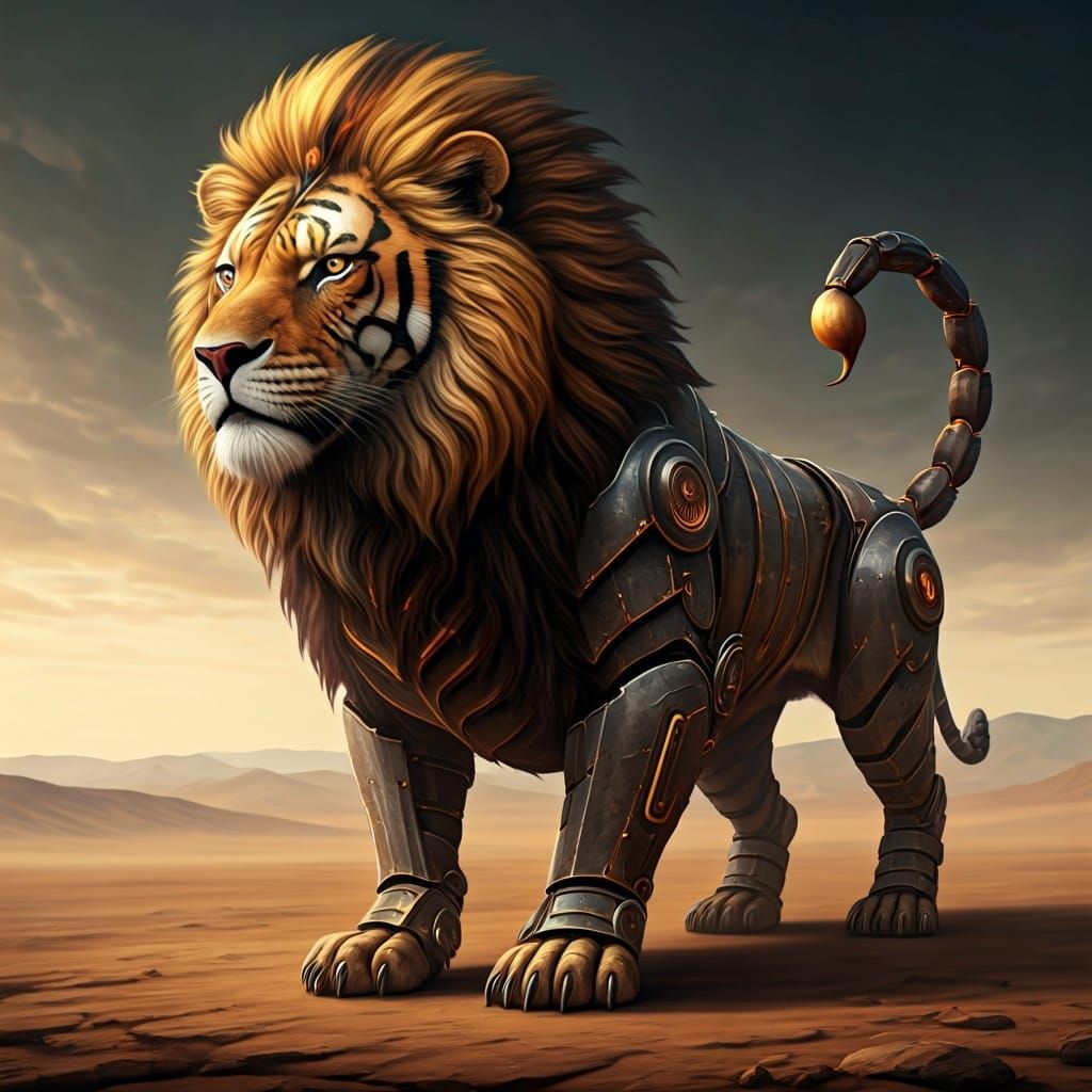 Biomechanical Scorion Rex: Apex Predator in Indust... - AI Art
