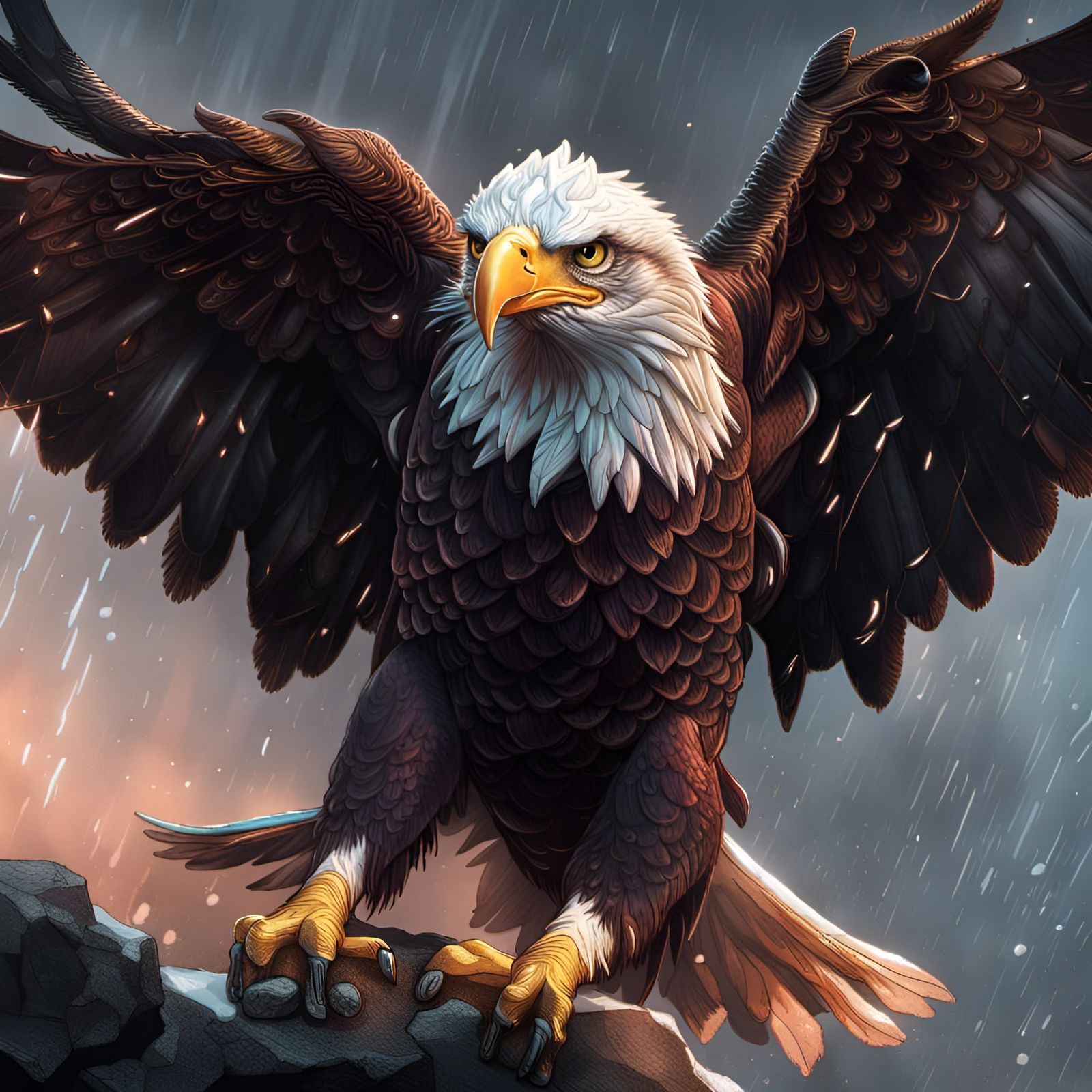 Eagly Is The Beloved Pet Bald Eagle And Sidekick of Peacemaker - AI ...