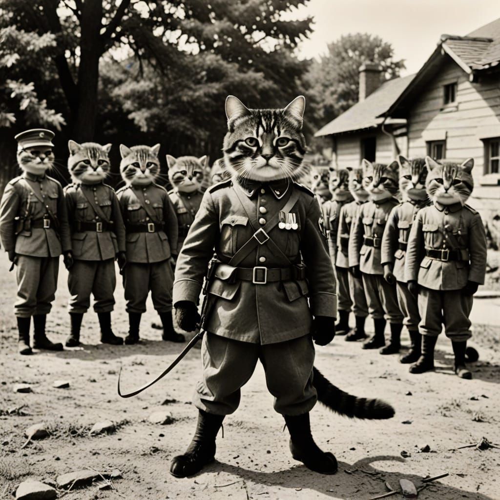 Capt. Frito - Feline Soldier Faces Chipmunk Firing Squad in ...