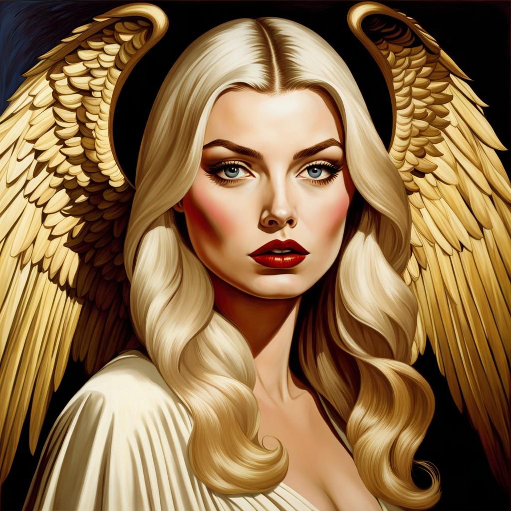 Angel, - AI Generated Artwork - NightCafe Creator