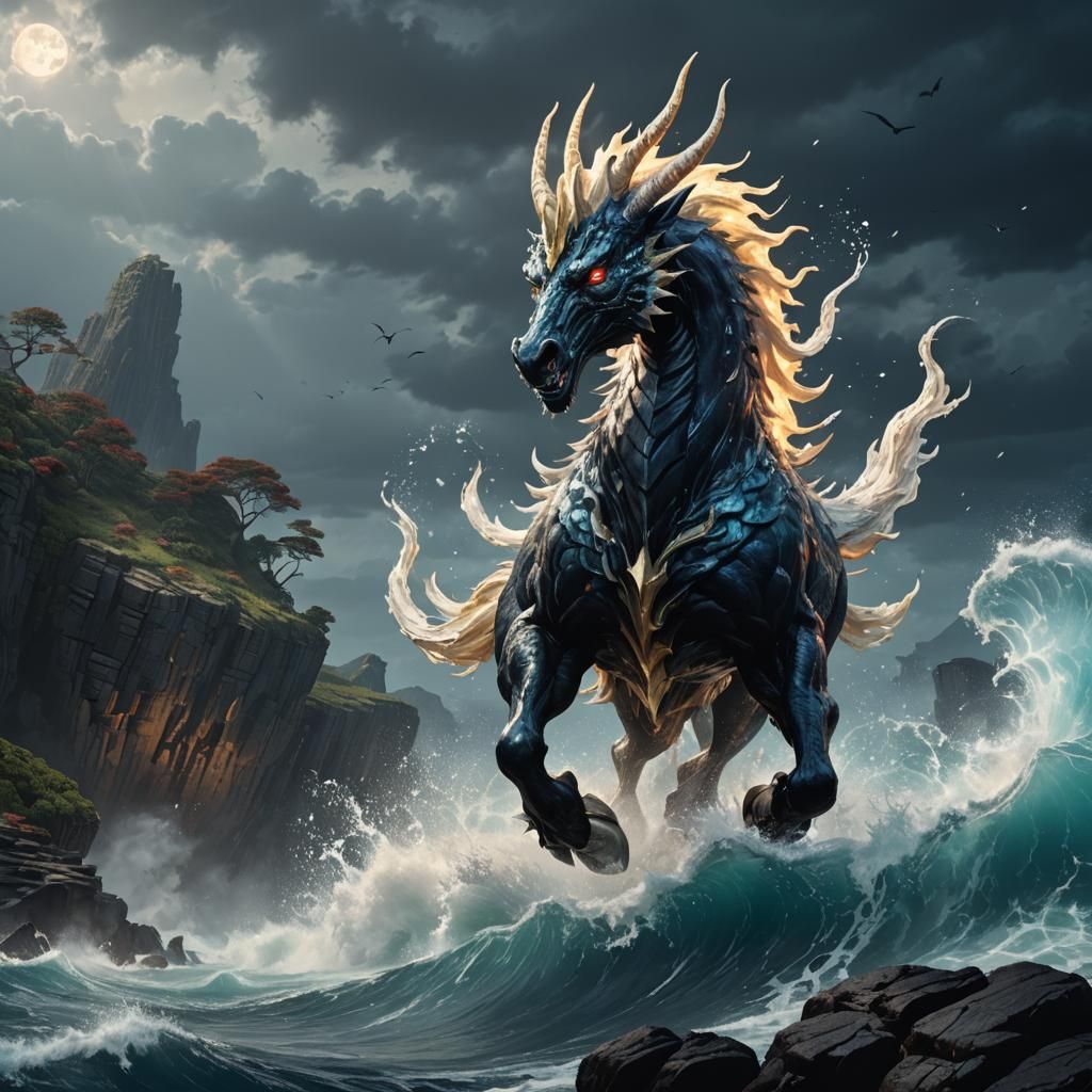 Kirin (qilin) - AI Generated Artwork - NightCafe Creator