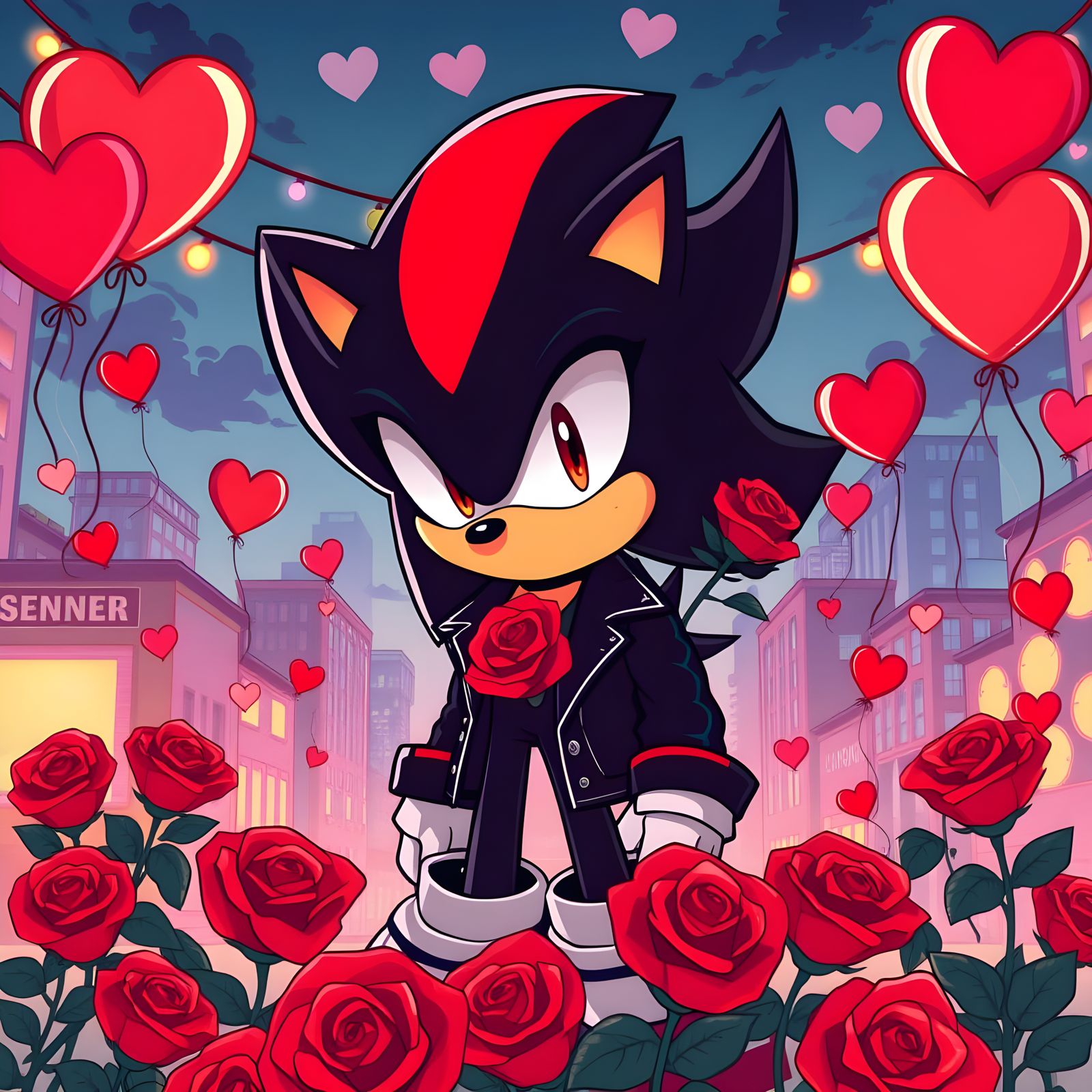 Shadow the Hedgehog Valentines Day - Shadow the Hedgehog in ...