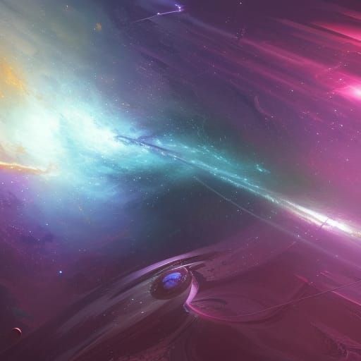 universe, network, cosmos, cosmic strings, milky way, quantum ...