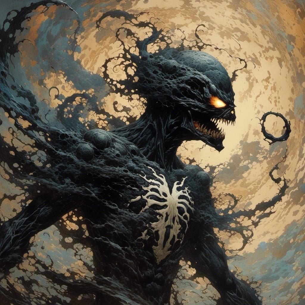 Symbiote - AI Generated Artwork - NightCafe Creator