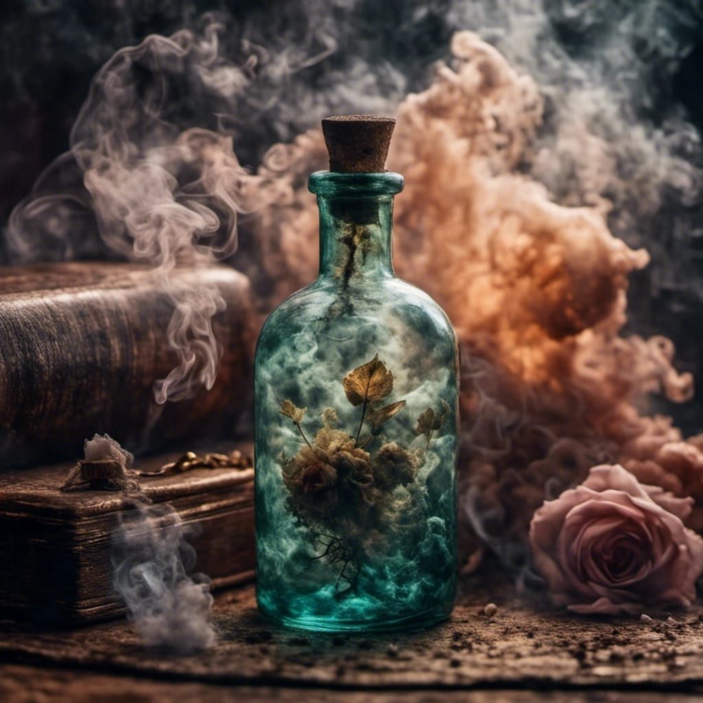 Burning Potion - AI Generated Artwork - NightCafe Creator