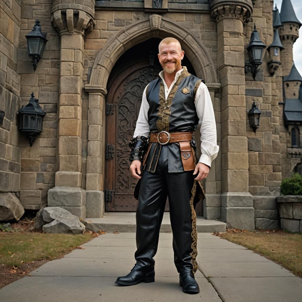 Handsome man of the castle - AI Generated Artwork - NightCafe Creator