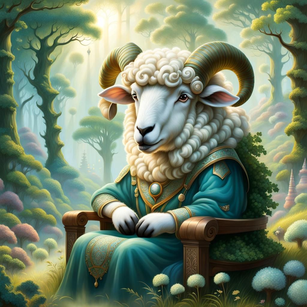 Judge Sheep - AI Generated Artwork - NightCafe Creator