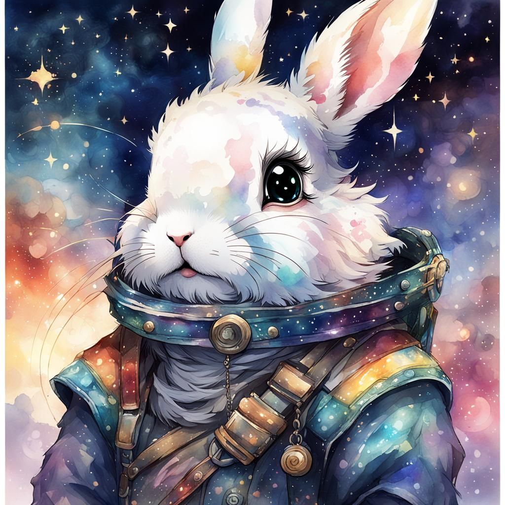 Space Bunny - AI Generated Artwork - NightCafe Creator