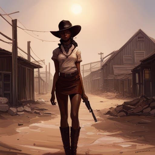 The wild west - AI Generated Artwork - NightCafe Creator