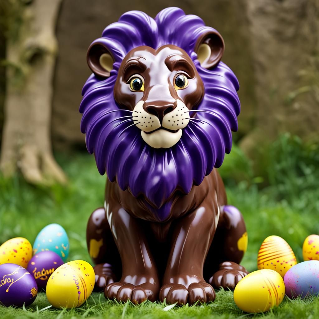 Cadbury Easter lion - AI Generated Artwork - NightCafe Creator