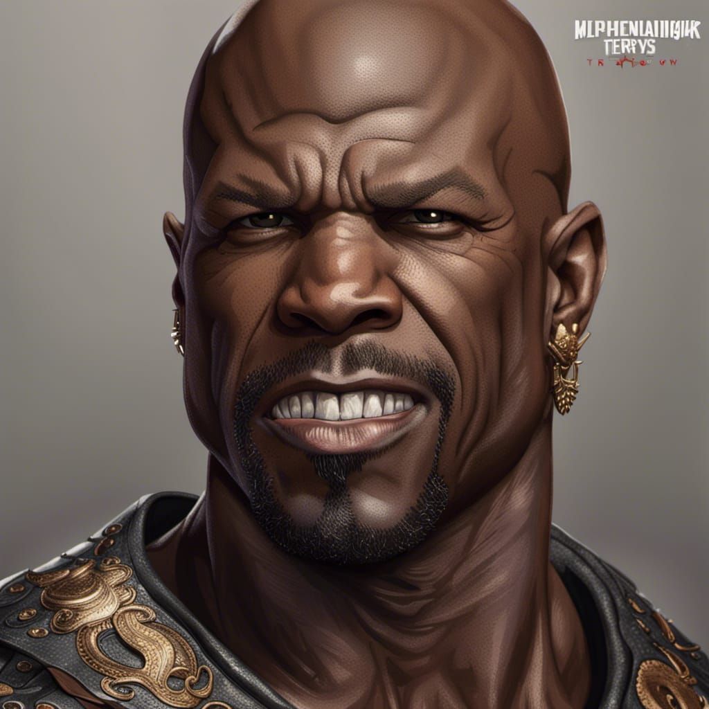 terry crews as a dnd charater a masterpiece, 8k resolution, dark ...