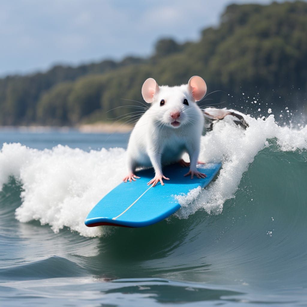 Mouse on surf - Mouse on surf