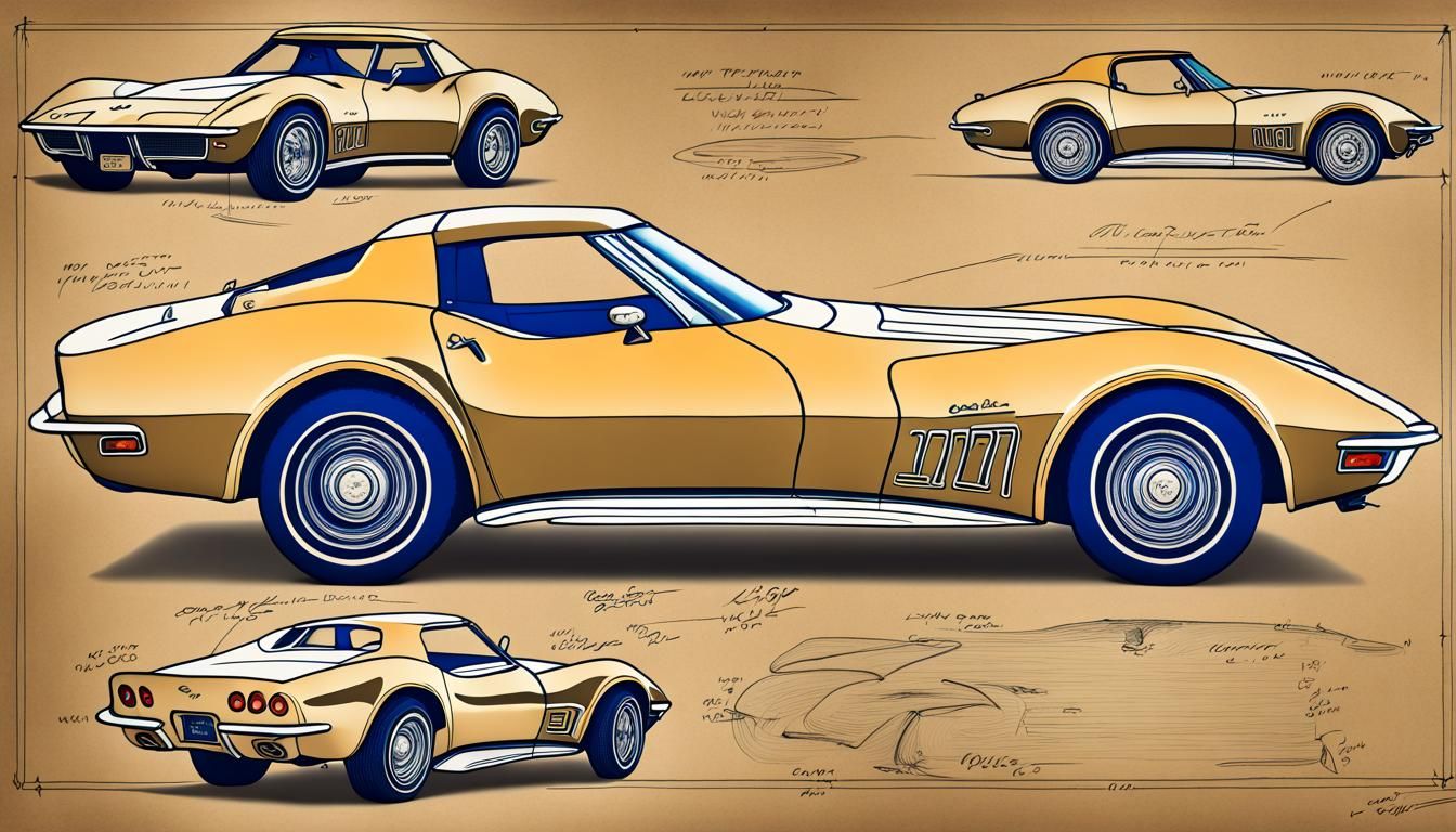 1972 Chevrolet Corvette - AI Generated Artwork - NightCafe Creator