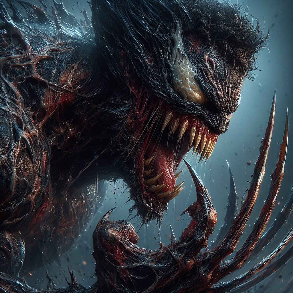 Wolverine/Venom combination - AI Generated Artwork - NightCafe Creator